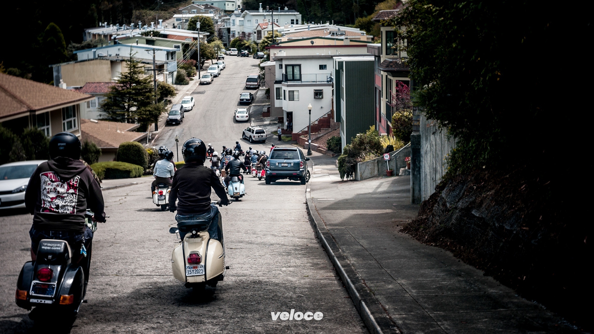 Sulle strade di San Francisco. Ma in Vespa - Veloce