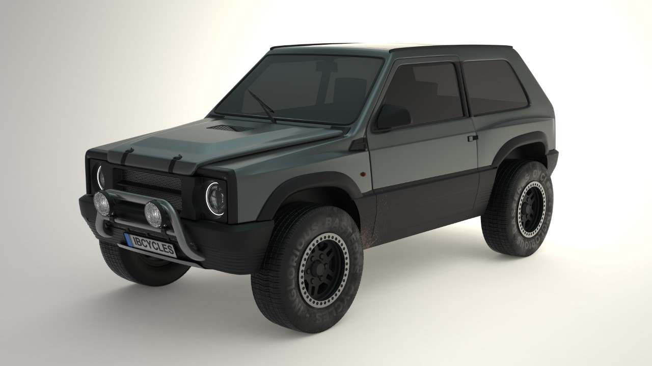 Il restomod colpisce anche la Panda 4x4 - Veloce